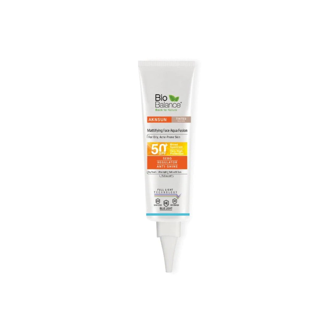 Biobalance Aknsun Mattifying Aqua Fusion SPF50 dry touch – feel22iraq